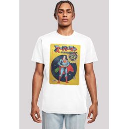 T-Shirt F4NT4STIC "DC Comics Superman International Cover", Herren, Gr. 4XL, wei&szlig;, Obermaterial: 100% Baumwolle, regular fit, Rundhals, ohne B&uuml;ndchen, Shirts T-Shirt, Herren,Premium Merch,Regular-Fit,Basic,Bedruckt