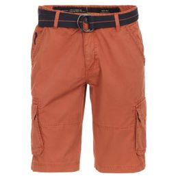 Shorts Casamoda "Casamoda Shorts uni", Herren, Gr. 30, Normalgrößen, orange, 100% Baumwolle, Hosen