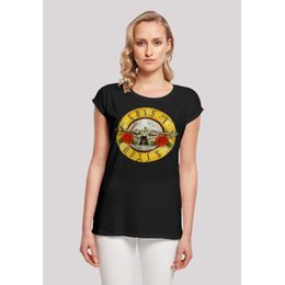 T-Shirt F4NT4STIC "Guns 'n' Roses Vintage Logo Black", Damen, Gr. M, schwarz, Obermaterial: 100% Baumwolle, regular fit, Rundhals, ohne B&uuml;ndchen, Shirts T-Shirt, Premium Qualit&auml;t