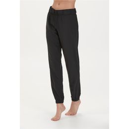 ENDURANCE ATHLECIA Sweathose ATHLECIA "Austberg", Damen, Gr. 46, EURO-Gr&ouml;&szlig;en, schwarz, 85% Polyester, 15% Elasthan, unifarben, lang, Hosen Sweathose, im angesagten Look