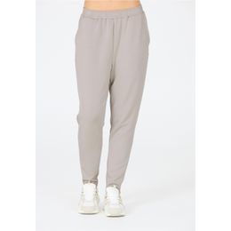 Sporthose Endurance "Jade", Herren, Gr. 42, EURO-Gr&ouml;&szlig;en, beige, 51% Polyester, 44% Modal, 5% Elasthan, unifarben, lang, Hosen Sporthose, aus superweicher Materialmischung