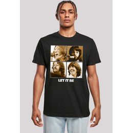 T-Shirt F4NT4STIC "The Beatles", Herren, Gr. L, schwarz, Obermaterial: 100% Baumwolle, regular fit, Rundhals, ohne Bündchen, Shirts, Streetwear Fashion