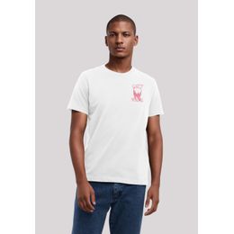 T-Shirt F4NT4STIC "Smiley Originals Punk Drip Streetwear", Herren, Gr. M, wei&szlig;, Obermaterial: 100% Baumwolle, regular fit, Rundhals, ohne B&uuml;ndchen, Shirts T-Shirt, Premium Qualit&auml;t