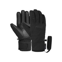 Skihandschuhe Reusch "Malone R-TEX XT", Damen, Gr. 11, schwarz, 82% Polyester, 10% Polyurethan, 8% Wolle, unifarben, Handschuhe, mit wasserdichter, atmungsaktiver Funktion