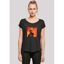 T-Shirt F4NT4STIC "David Bowie Low Album Cover", Damen, Gr. L, schwarz, Obermaterial: 100% Baumwolle, regular fit, Rundhals, ohne Bündchen, Shirts, Print