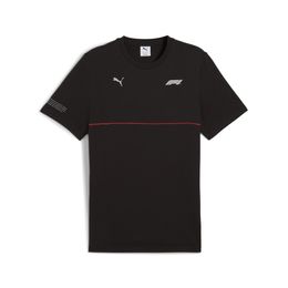 T-Shirt Puma "F1 SDS2.0 T-Shirt Herren", Herren, Gr. S, schwarz, Obermaterial: 100% Baumwolle; Rippe: 29% Polyester, 71% Baumwolle; Besatz: 6% Elasthan, 58% Nylon, 36% Polyester, clean, regular fit, Rundhals, Shirts T-Shirt