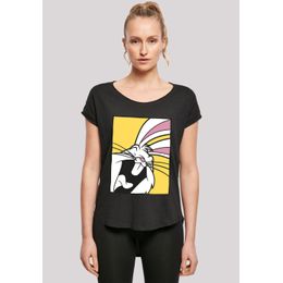 T-Shirt F4NT4STIC "Looney Tunes Bugs Bunny Laughing", Damen, Gr. L, schwarz, Obermaterial: 100% Baumwolle, regular fit, Rundhals, ohne B&uuml;ndchen, Shirts T-Shirt, Print