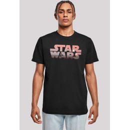 T-Shirt F4NT4STIC "Star Wars Tatooine Logo", Herren, Gr. L, schwarz, Obermaterial: 100% Baumwolle, regular fit, Rundhals, ohne Bündchen, Shirts, Print