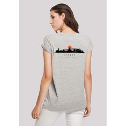 T-Shirt F4NT4STIC "Escape Discover the World Asian Town", Damen, Gr. XL, grau (erdgrau), Obermaterial: 100% Baumwolle, regular fit, Rundhals, ohne Bündchen, Shirts, Premium Qualität, ESCAPE Collection