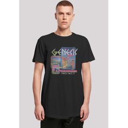 T-Shirt F4NT4STIC "Genesis World Tour 78'", Damen, Gr. M, schwarz, Obermaterial: 100% Baumwolle, regular fit, Rundhals, ohne B&uuml;ndchen, Shirts T-Shirt, Print