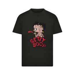 T-Shirt F4NT4STIC "Betty Boop Faded Graphic", Mädchen, Gr. 110/116, schwarz, Obermaterial: 100% Baumwolle, regular fit, Rundhals, ohne Bündchen, Shirts, Official Merch