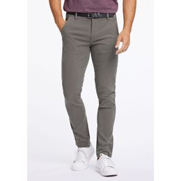 Chinos LINDBERGH "LINDBERGH Chino, Chinos", Herren, Gr. 33, Länge 30, grün (dk army), Obermaterial: 98% Baumwolle, 2% Elasthan, slim fit, Hosen
