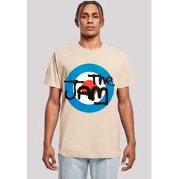 T-Shirt F4NT4STIC "The Jam Band Classic Logo", Herren, Gr. L, beige (sand), Obermaterial: 100% Baumwolle, regular fit, Rundhals, ohne Bündchen, Shirts, Premium Qualität