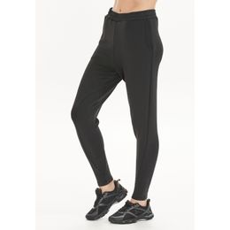 Sweathose Endurance "Timmia", Damen, Gr. 42, EURO-Gr&ouml;&szlig;en, schwarz, 51% Polyester, 44% Modal, 5% Elasthan, unifarben, lang, Hosen Sweathose, mit hohem Modal-Anteil