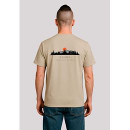 T-Shirt F4NT4STIC "Escape Discover the World Asian Town", Herren, Gr. L, sand, Obermaterial: 100% Baumwolle, regular fit, Rundhals, ohne Bündchen, Shirts, Premium Qualität, ESCAPE Collection