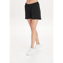 Shorts Endurance "Beisty", Damen, Gr. 42, EURO-Größen, schwarz, 100% Baumwolle, unifarben, Hosen, mit angenehmem Dehnbund