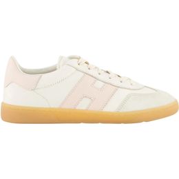 Hogan Low-Top Sneaker - Dames Cool Sneaker Wit/Roze - Gr. 37 (EU) - in Wei&szlig; - f&uuml;r Damen