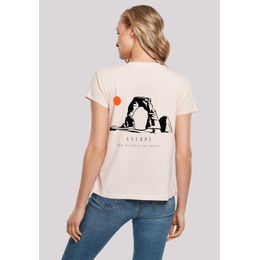 T-Shirt F4NT4STIC "Escape Discover the World Savannah", Damen, Gr. L, pink, Obermaterial: 100% Baumwolle, oversize, Rundhals, ohne B&uuml;ndchen, Shirts T-Shirt, Discover the World