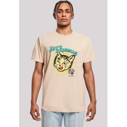 F4NT4STIC Herren T-Shirt "Puss N Boots The Cats Pajamas Vintage Art"sand, Gr. S, Obermaterial: 100% Baumwolle, Shirts, Premium Qualität