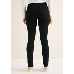 Slim-fit-Jeans Cecil, Damen, Gr. 28, L&auml;nge 34, schwarz, Jeans, 75% Baumwolle, 23% Polyester, 2% Elasthan, unifarben, normal, Jeans Slim-fit-Jeans, aus Baumwolle mit Stretchanteil