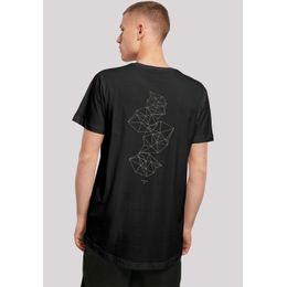 T-Shirt F4NT4STIC "Geometrics Abstract", Herren, Gr. M, schwarz, Obermaterial: 100% Baumwolle, regular fit, Rundhals, ohne Bündchen, Shirts, Print