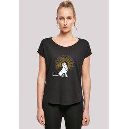 T-Shirt F4NT4STIC "Disney K&ouml;nig der L&ouml;wen Movie Heart Of A Lioness", Damen, Gr. XS, schwarz, Obermaterial: 100% Baumwolle, regular fit, Rundhals, ohne B&uuml;ndchen, Shirts T-Shirt, Print