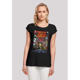 T-Shirt F4NT4STIC "DC Comics Batman Rogues Gallery Cover", Damen, Gr. 4XL, schwarz, Obermaterial: 100% Baumwolle, regular fit, Rundhals, ohne Bündchen, Shirts T-Shirt, Print