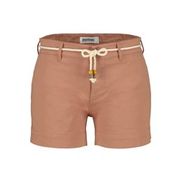alife and kickin Shorts ALIFE & KICKIN "Damen JuleAK A", Damen, Gr. XL, Normalgrößen, braun (italian clay), 98% Baumwolle, 2% Elasthan, Hosen