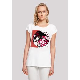 T-Shirt F4NT4STIC "Manga Girl Japan", Damen, Gr. 4XL, wei&szlig;, Obermaterial: 100% Baumwolle, regular fit, Rundhals, ohne B&uuml;ndchen, Shirts T-Shirt, Print