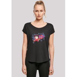 F4NT4STIC Damen T-Shirt "Betty Boop Purple Stars And Dots"schwarz, Gr. L, Obermaterial: 100% Baumwolle, Shirts, Premium Qualität