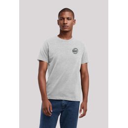 T-Shirt F4NT4STIC "Best Dad Ever Vatertag Bester Papa Bestickt", Damen, Gr. L, grau (grau melange), Obermaterial: 100% Baumwolle, regular fit, Rundhals, ohne B&uuml;ndchen, Shirts T-Shirt, Premium Qualit&auml;t, Stickerei