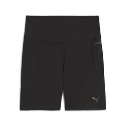 Trainingsshorts Puma "CLOUDSPUN Radlerhose Damen", Damen, Gr. XXL, Normalgr&ouml;&szlig;en, schwarz, Obermaterial: 15% Elasthan, 85% Polyester; Innere Tasche: 15% Elasthan, 85% Polyester, eng, Hosen