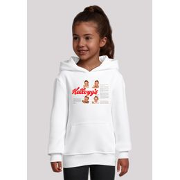 Kapuzenpullover F4NT4STIC "Kellogg's Corn Flakes Cereal Box Children Retro", Jungen, Gr. 110/116, wei&szlig;, Obermaterial: 65% Baumwolle, 35% Polyester, relaxed fit, Pullover Kapuzenpullover, Premium Qualit&auml;t