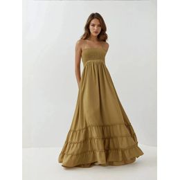 Hiccup Kleid Damen Gr&ouml;&szlig;e 36 oliv Winterkleid