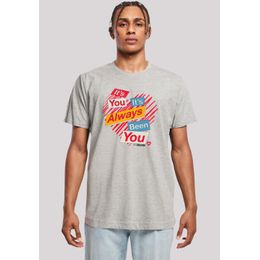 T-Shirt F4NT4STIC "Sex Education It's Always You Netflix TV Series", Herren, Gr. XS, grau (erdgrau), Obermaterial: 100% Baumwolle, regular fit, Rundhals, ohne B&uuml;ndchen, Shirts T-Shirt, Premium Qualit&auml;t