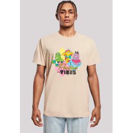F4NT4STIC Herren T-Shirt "Care Bears Good Luck Bear Positive Vibes"sand, Gr. S, Obermaterial: 100% Baumwolle, Shirts, Premium Qualität