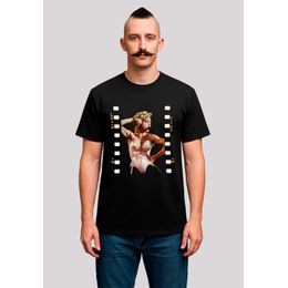 T-Shirt F4NT4STIC "Madonna Live Photo Reel By Stephen Wright", Herren, Gr. L, schwarz, Obermaterial: 100% Baumwolle, regular fit, Rundhals, ohne Bündchen, Shirts, Premium Qualität