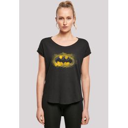T-Shirt F4NT4STIC "DC Comics Batman Logo", Damen, Gr. XS, schwarz, Obermaterial: 100% Baumwolle, regular fit, Rundhals, ohne B&uuml;ndchen, Shirts T-Shirt, Print