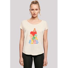 T-Shirt F4NT4STIC "Care Bears The Original 10", Damen, Gr. L, sandweiß, Obermaterial: 100% Baumwolle, regular fit, Rundhals, ohne Bündchen, Shirts T-Shirt, Premium Qualität