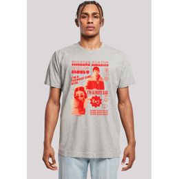 T-Shirt F4NT4STIC "Sex Education Otis Talking Helps Netflix TV Series", Herren, Gr. L, grau (erdgrau), Obermaterial: 100% Baumwolle, regular fit, Rundhals, ohne Bündchen, Shirts, Premium Qualität