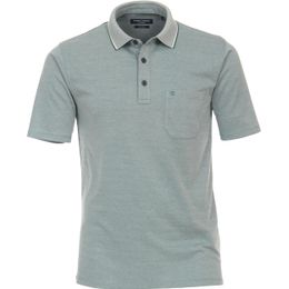 Poloshirt Casamoda "Casamoda Polo-Shirt uni", Herren, Gr. L, mint, 55% Baumwolle, 45% Polyester, Shirts