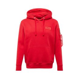 Alpha Industries Sweatshirt Herren Größe 4XL rot / weiß