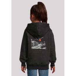 Kapuzenpullover F4NT4STIC "Escape Discover the World Town Train Station", Jungen, Gr. 110/116, schwarz, Obermaterial: 65% Baumwolle, 35% Polyester, relaxed fit, Pullover, Premium Qualität, ESCAPE Collection