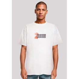 T-Shirt F4NT4STIC "Geishora Oversize Japan Streetstyle", Herren, Gr. L, weiß, Obermaterial: 100% Baumwolle, oversize, Rundhals, ohne Bündchen, Shirts, Japan Streetwear Styles
