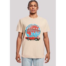 T-Shirt F4NT4STIC "British Motor Heritage Triumph Sports Car 1970", Herren, Gr. L, sand, Obermaterial: 100% Baumwolle, regular fit, Rundhals, ohne Bündchen, Shirts, Premium Qualität