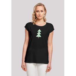 T-Shirt F4NT4STIC "Merry Christmas Weihnachten", Damen, Gr. 4XL, schwarz, Obermaterial: 100% Baumwolle, regular fit, Rundhals, ohne B&uuml;ndchen, Shirts T-Shirt, Print