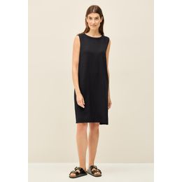 Sommerkleid Cecil, Damen, Gr. L42, US-Größen, schwarz, Stoff, 56% Viskose, 43% Polyester, 1% Elasthan, unifarben, normal knieumspielend, Rundhals, abgesteppt, Kleider, knielang