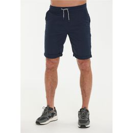 Shorts CRUZ "Gilchrest", Herren, Gr. M, EURO-Größen, blau (dunkelblau), 100% Baumwolle, unifarben, normal, Hosen, mit praktischen Seitentaschen