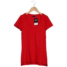 Tommy Hilfiger T-Shirt Damen Gr&ouml;&szlig;e M Second Hand rot
