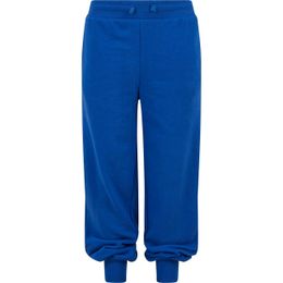 Jogginghose Urban Classics "Urban Classics Boys Light Terry Basic Sweatpants", Kinder, Gr. 122/128, Normalgrößen, royal, 60% Baumwolle, 40% Polyester, unifarben, normal, Hosen